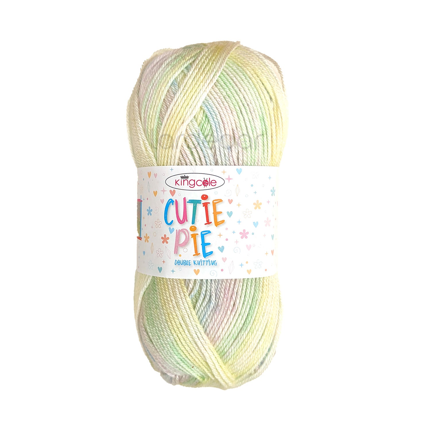 King Cole Cutie Pie DK Yarn in 5381 - Apple Pie - 100g Ball of Variega ...