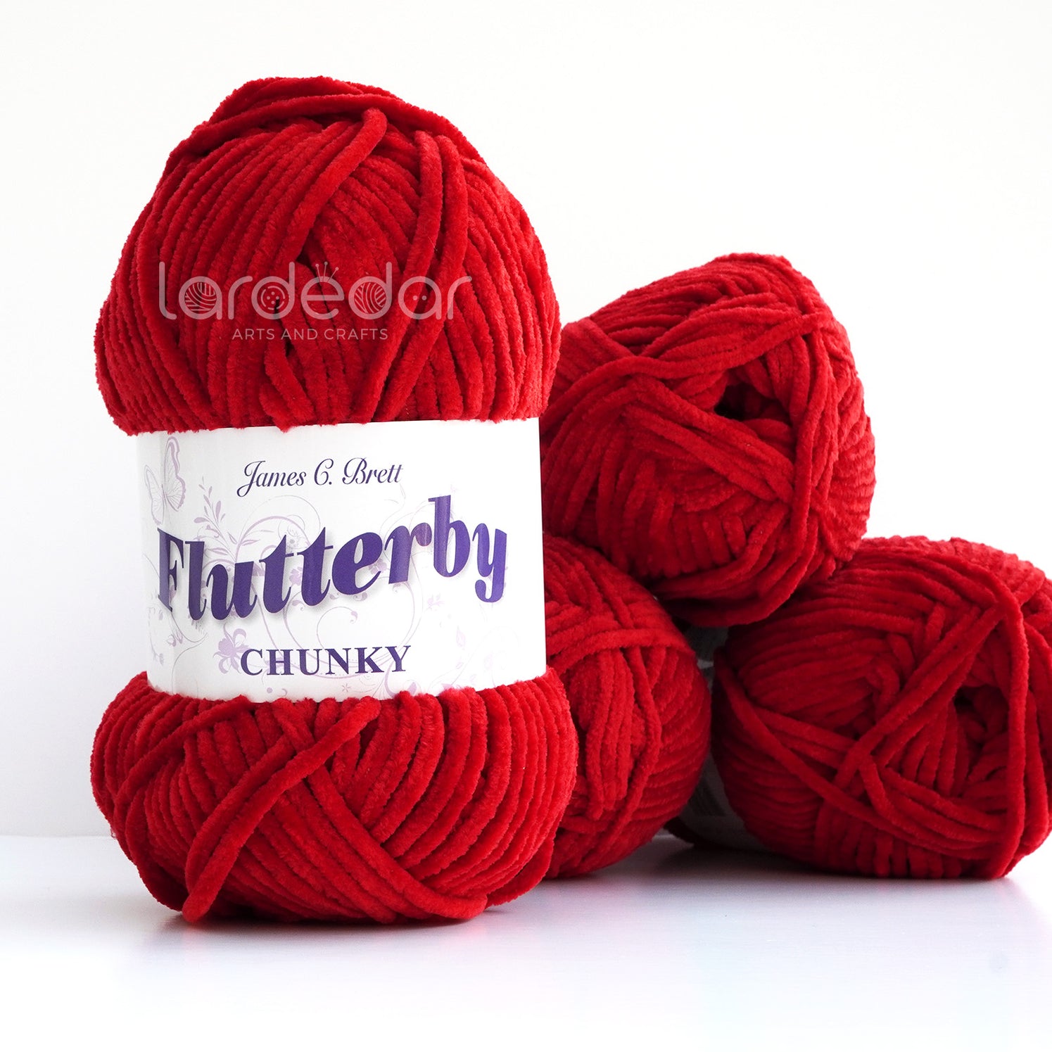 James C Brett Flutterby Chunky Yarn — Lardedar