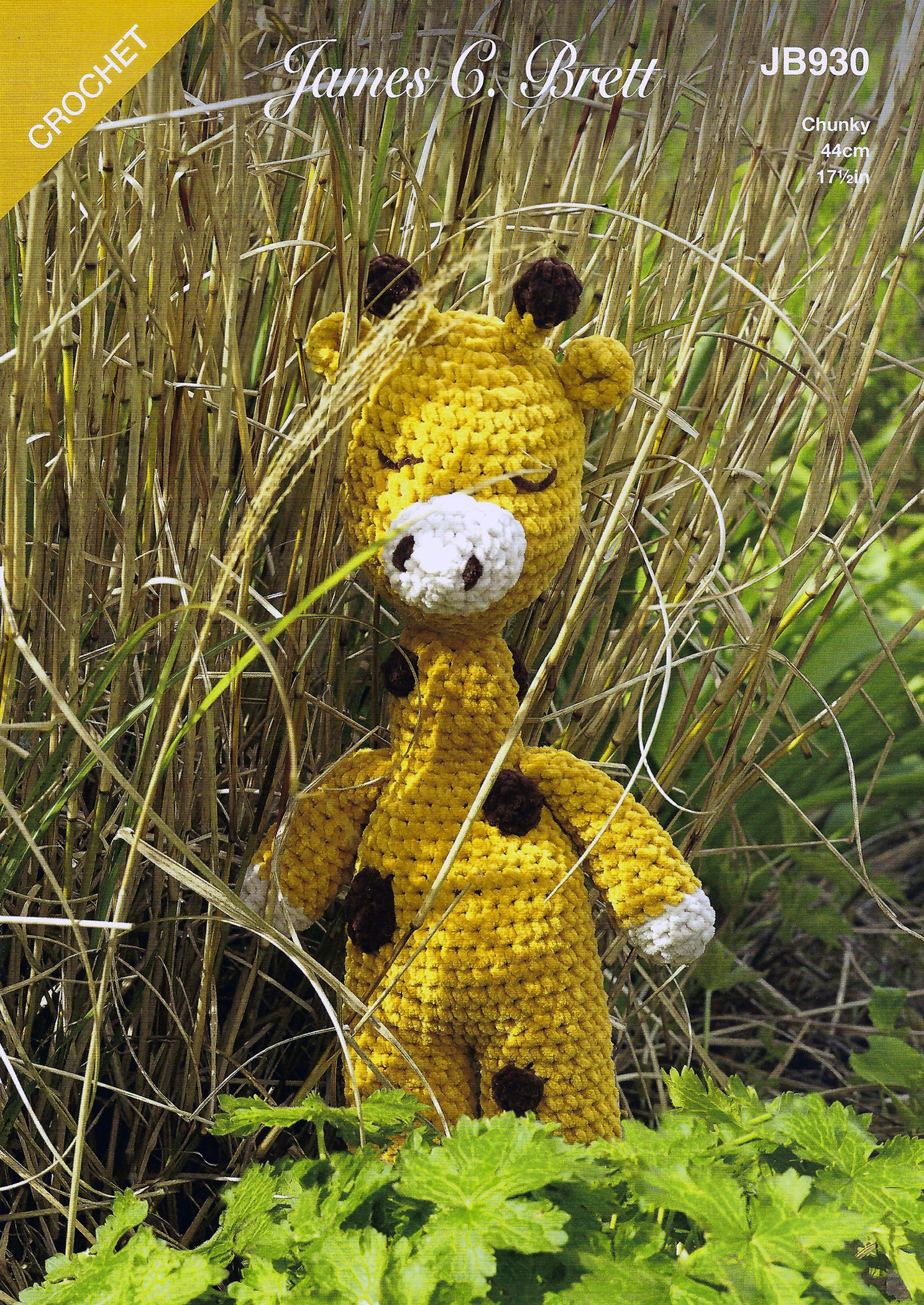 James C Brett JB930 Flutterby Chunky CROCHET pattern - George the Gira ...