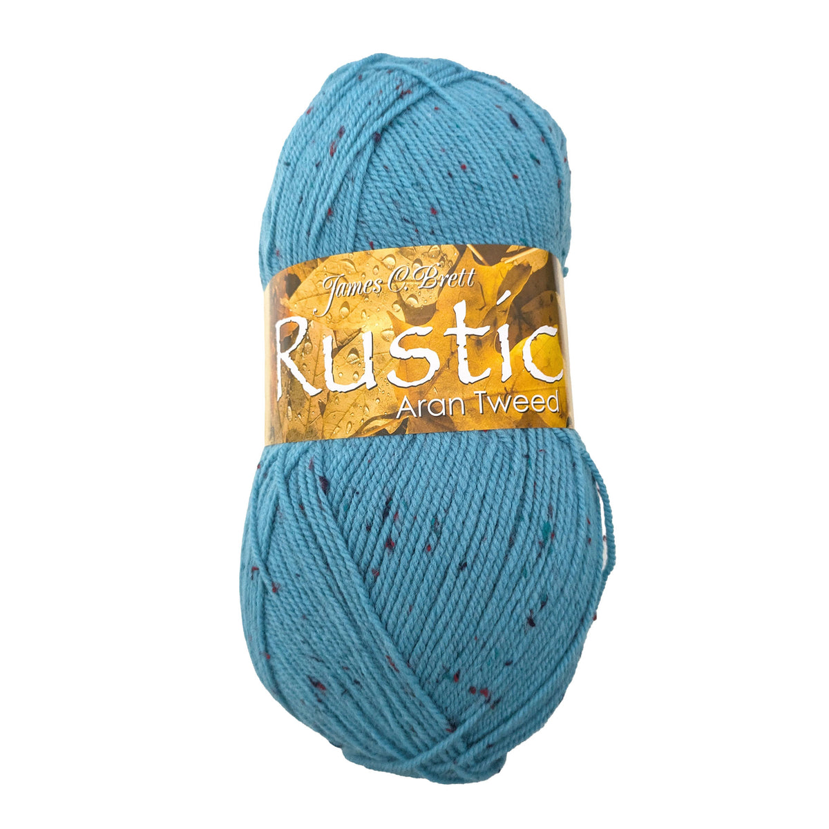 James C Brett Rustic With Wool Aran Yarn - Azure - DAT53 - 400g Ball ...