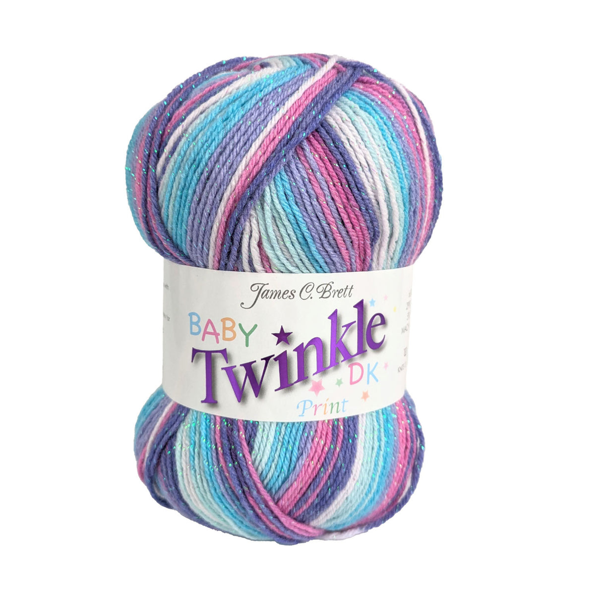 James C Brett Baby Twinkle Print DK Yarn Wool - BTP35 - 100g Ball ...