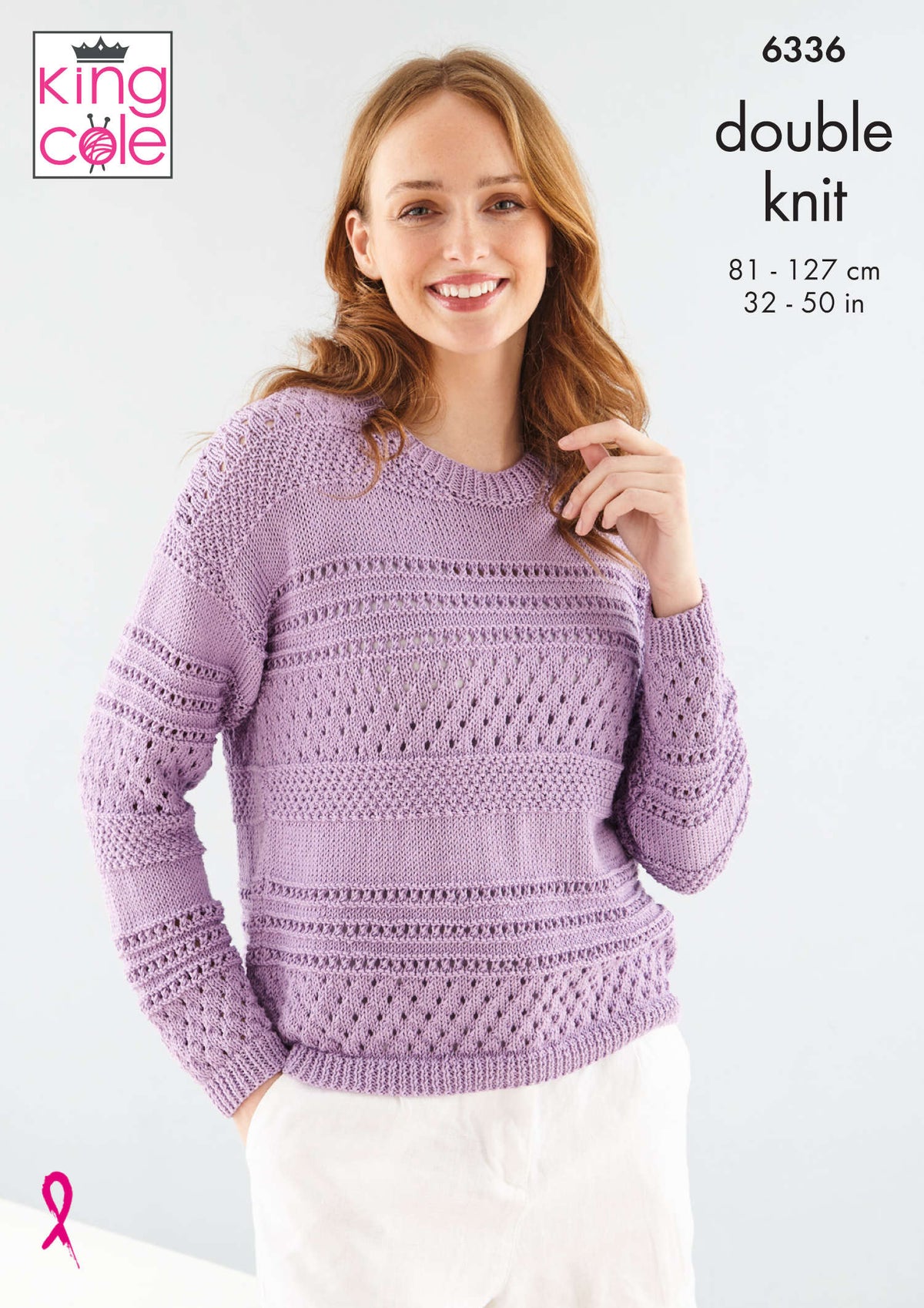 King Cole 6336 Double Knitting Pattern - Ladies DK Cotton Cardigan & S ...