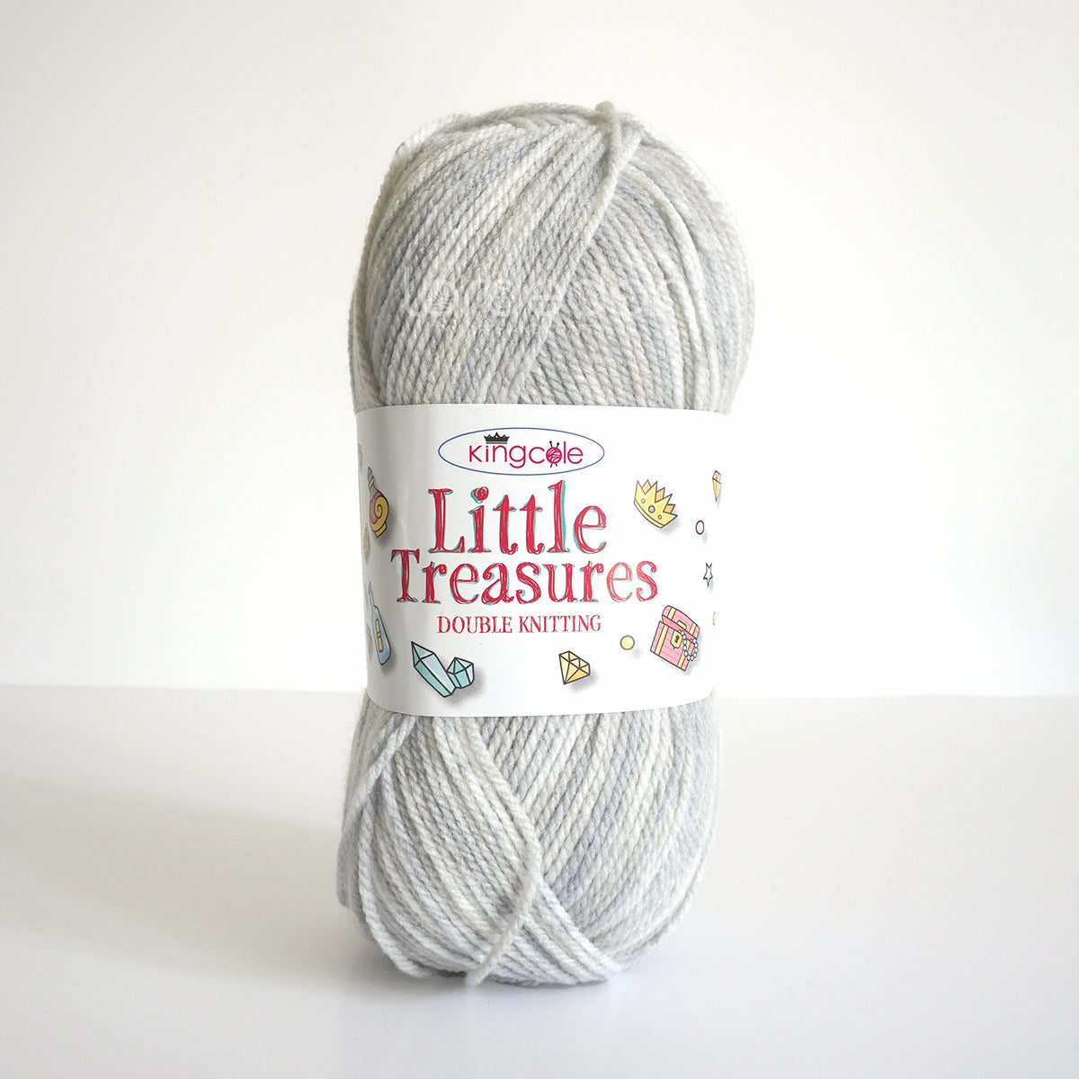 King Cole Little Treasures DK Yarn in 4787 - Flint - 100g Ball of Vari ...