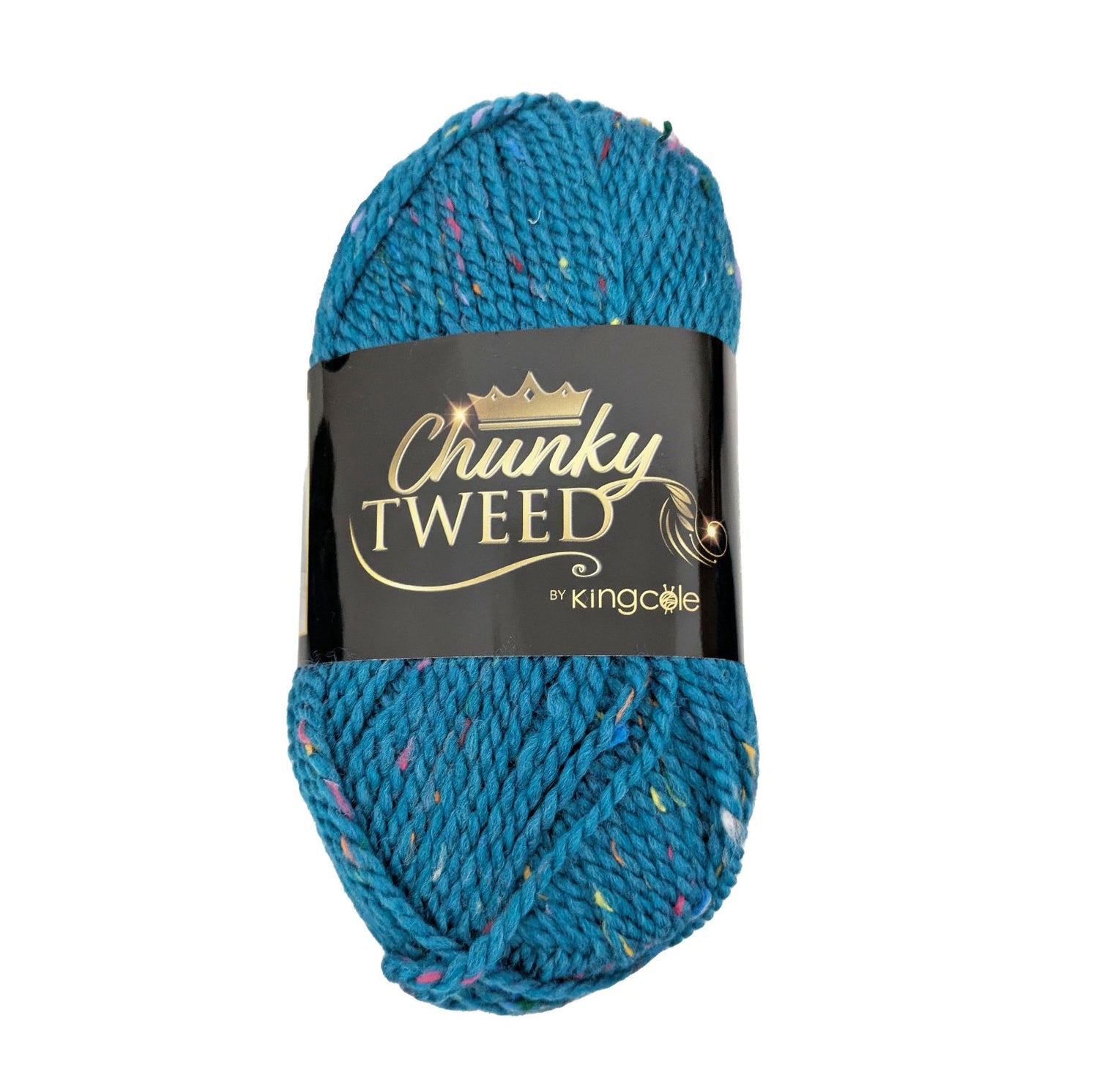 King Cole Chunky Tweed Yarn - 3785 - Cairngorm - 100g Ball — Lardedar