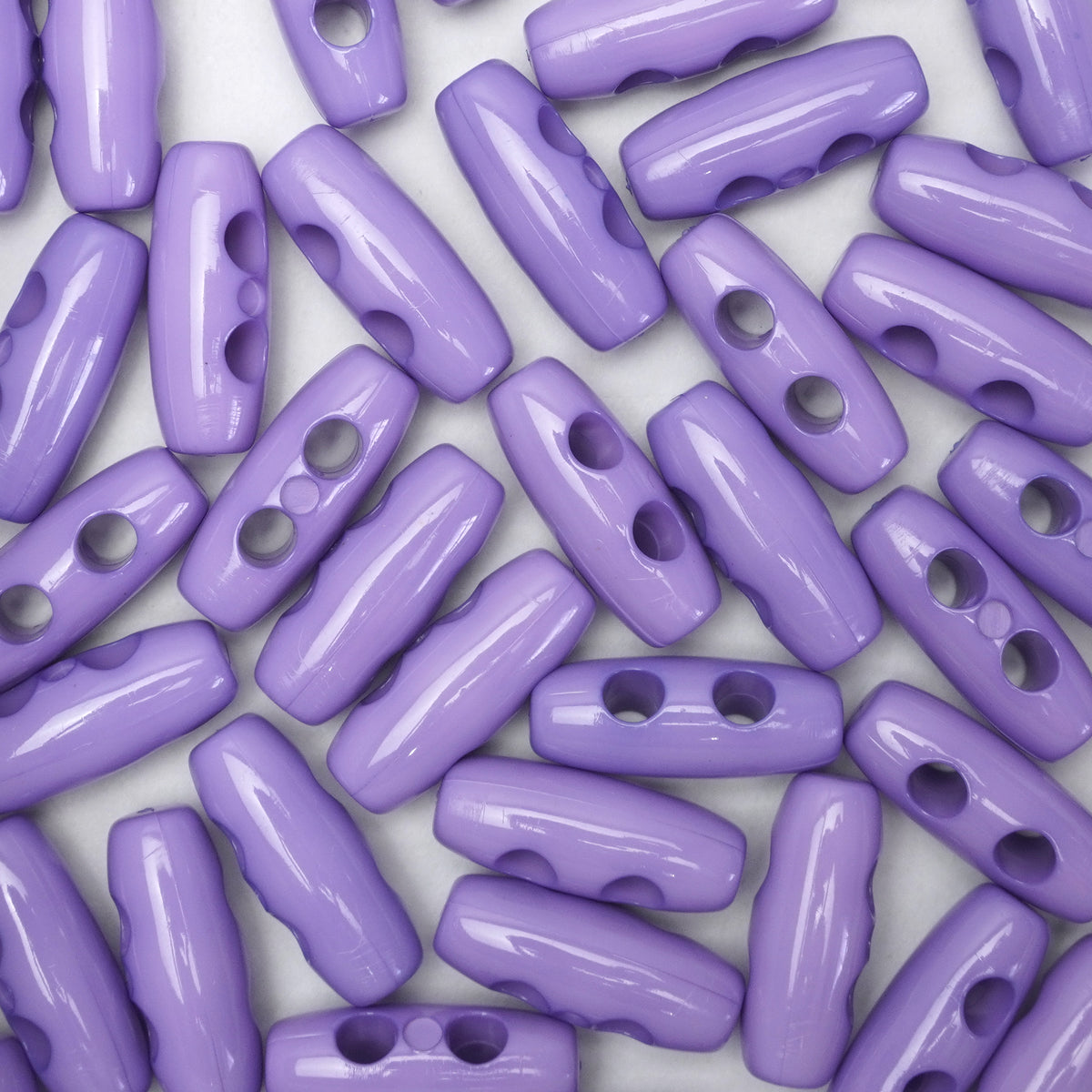 20mm Lilac Baby Toggle Buttons, Gloss Finish (10 Pcs) - Tiny Coat Togg ...
