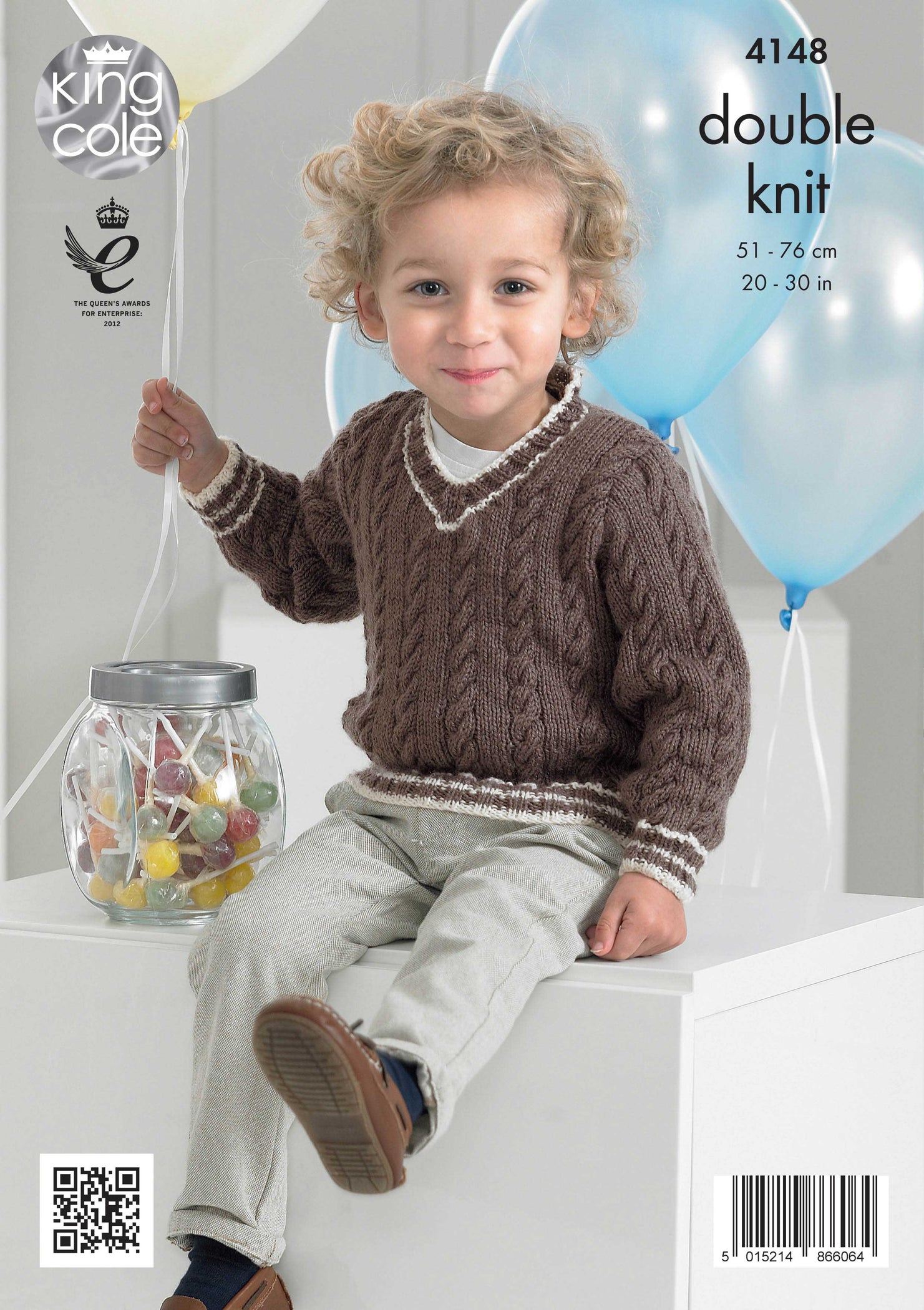 King Cole 4148 DK Knitting Pattern for Boys - Sweaters / Jumpers & Sli ...