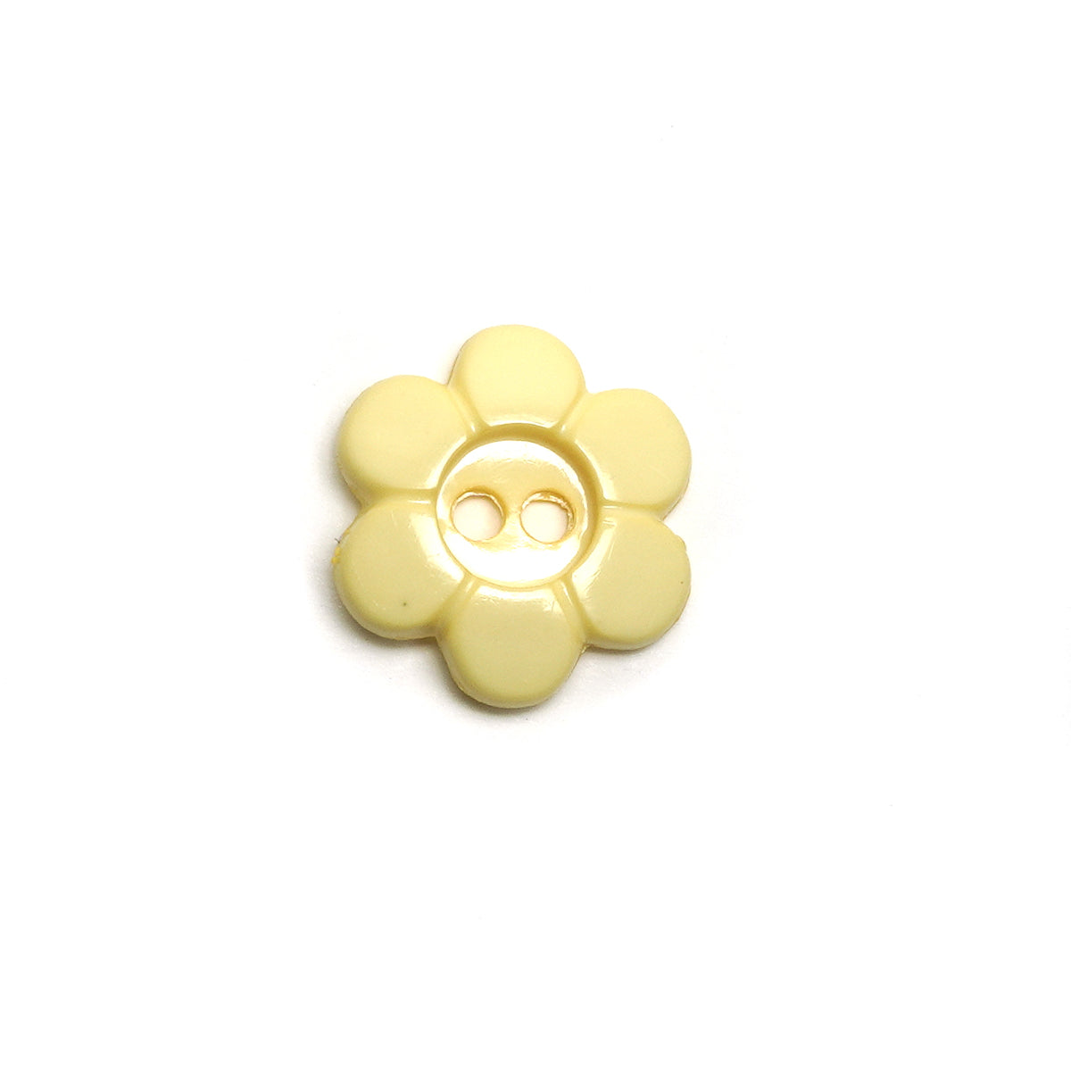 15mm Lemon Yellow Daisy Flower Buttons (5 Pcs) — Lardedar