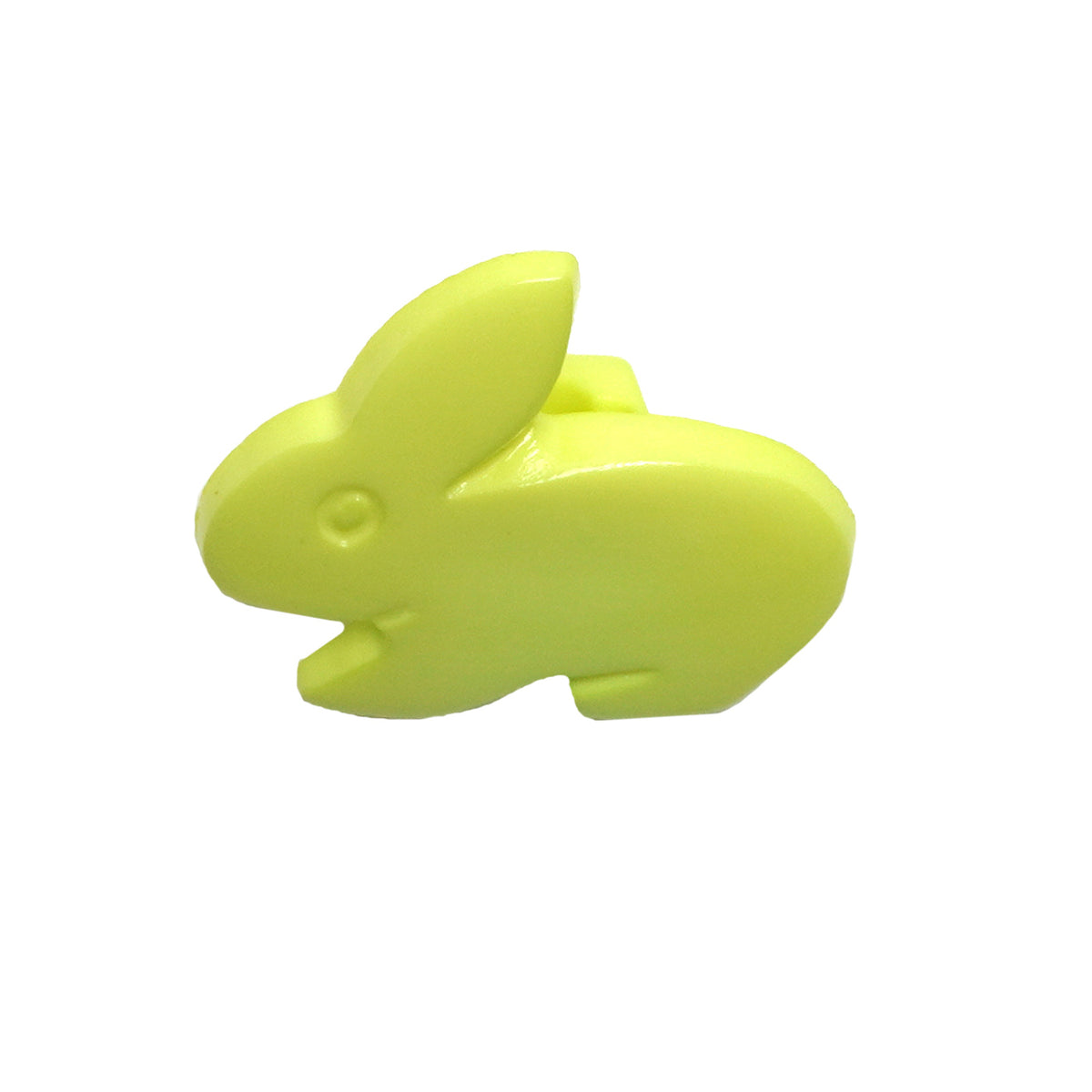 Citrus Green Plastic Rabbit Baby Buttons - 18mm Shank (5 Pcs) — Lardedar