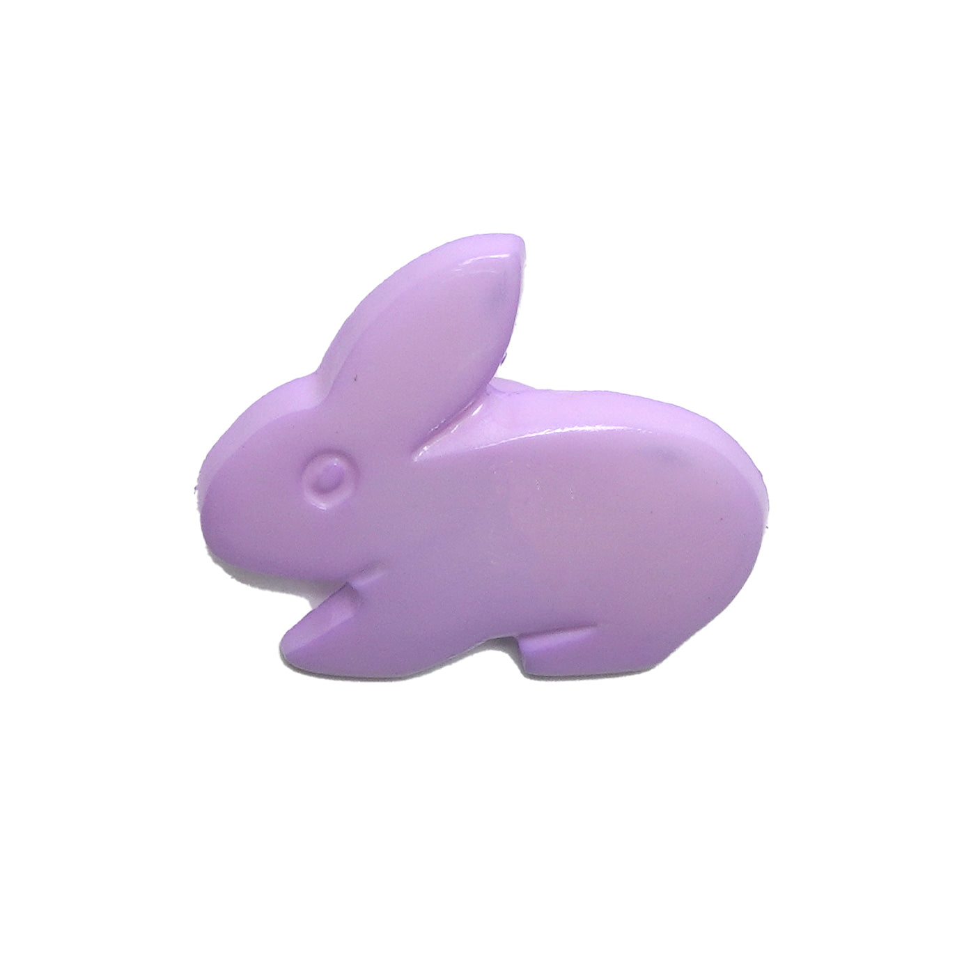 Lavender Plastic Rabbit Baby Buttons - 18mm Shank (5 Pcs) — Lardedar