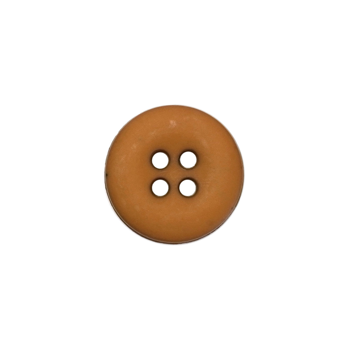 15mm Tan Brown Matte Round Edged Buttons (5 Pcs) — Lardedar